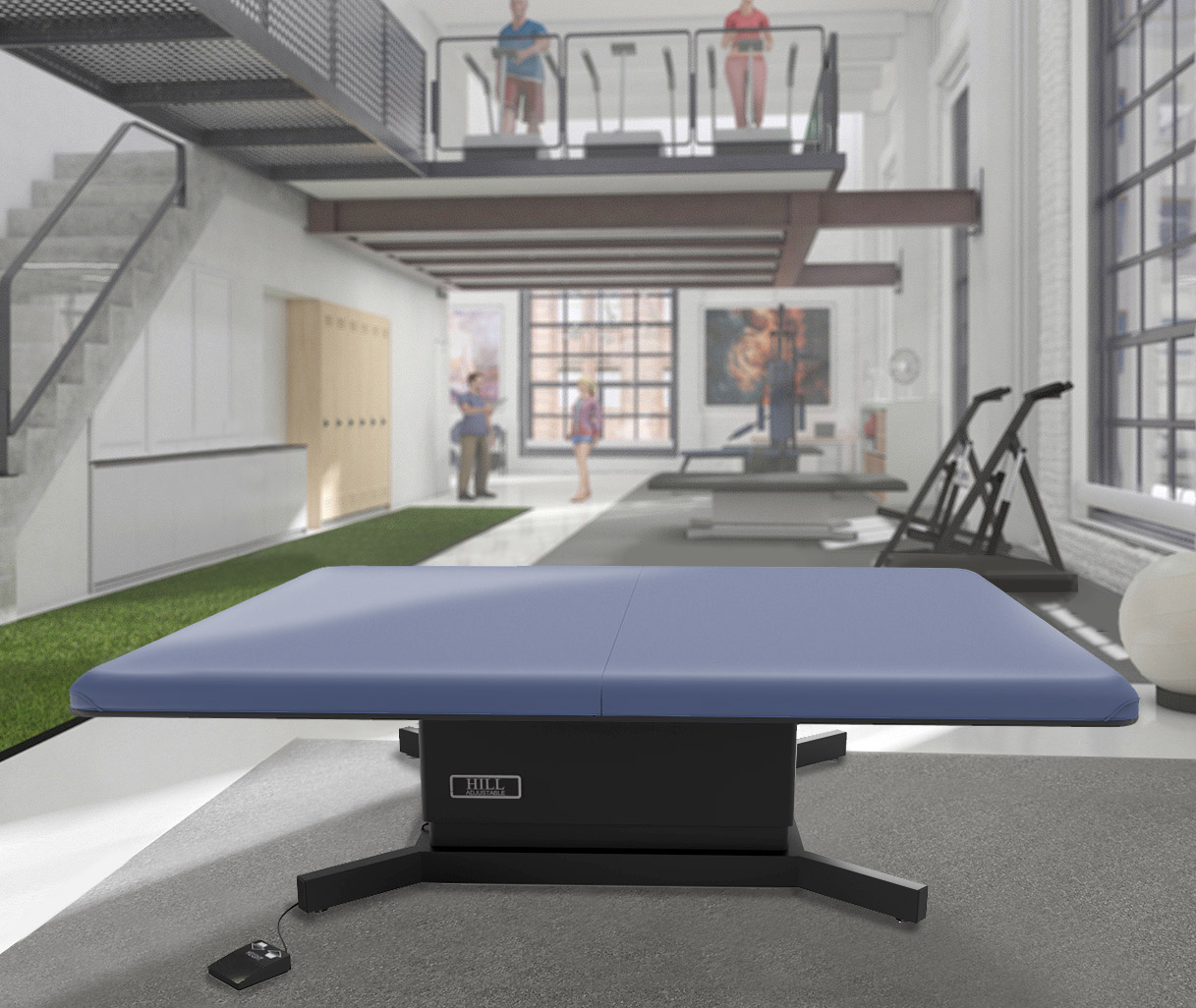 HA90M 4x7 Physical Therapy Platform Mat Table Hill Laboratories